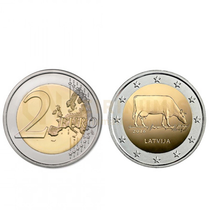 Moedas Comemorativas 2 Euros - Letónia